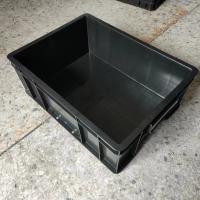 China ESD Component Box ESD Safe Storage Bins Small Black Antistatic Case Conductive Plastic Small Anti Static Packaging Tray for sale
