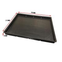 China Black Conductive ESD Storage Box with Cover 10^3-10^5 ohms Anti Static Tray for sale