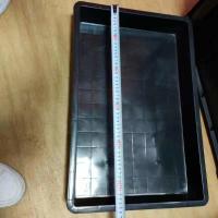 China Black Conductive ESD Storage Box with Cover 10^3-10^5 ohms Anti Static Tray for sale
