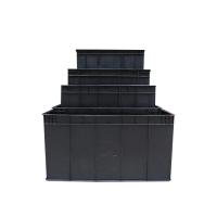 China Antistatic Esd Plastic Tray Container Esd Component Tray Antistatic Bin Conductive Boxes For Electronics for sale