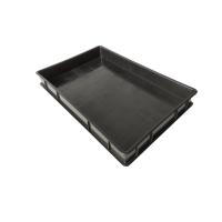 China Plastic Antistatic Tray ESD Black Folding Antistatic Carton Container Box Anti Static Boxes For Electronics for sale