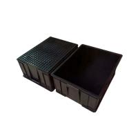 China Esd Corrugated Box Plastic Container ESD Antistatic Pcb Packaging Esd Transparent Tray Anti Static Storage Boxes For Pcb for sale