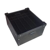 China ESD Antistatic Plastic Box Black PCB Tray Electronic Component Storage 10^3-10^5 ohms for sale