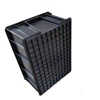 China Small ESD Safe Plastic Boxes 350*265*125mm Anti Static Bin Glossy Lamination for sale