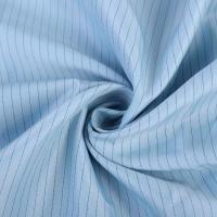 China Polyester Anti Static ESD Fabrics Electronic Factory Clean Room Fabrics for sale