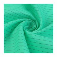 China Polyester Anti Static ESD Fabrics Electronic Factory Clean Room Fabrics for sale