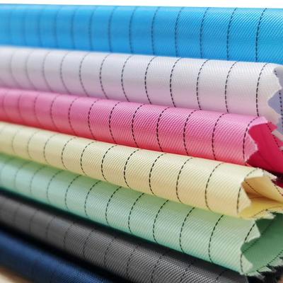 China 100d*100d  Anti Static ESD Clean Room Fabrics Gabardine textiles for sale