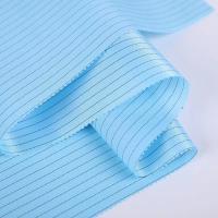 China Cotton Antistatic ESD Fabrics Grid Polyester Static Dissipative Fabric for sale