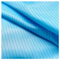 China 150D*300D Plain Dyed Anti Static Lining Fabric ESD work wear fabric for sale