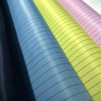 China Antistatic ESD Non Static Fabric 1.0 Grid clean room fabrics for sale