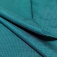 China 166*89 Anti Static Polyester Fabric 5mm Grid For Disposable Protective Gown for sale