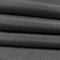 China 0.5 Grid 75D*75D Anti Static ESD Fabrics Polyester Non Static Fabric for sale