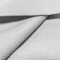 China Woven ESD Anti Static Fabric 75Dx75D Carbon Release 108GSM 58/60 Inch Cleanroom for sale