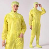China ESD Clean Room Clothes  Worker Suit Anti Static Coverall 100D*100D for sale