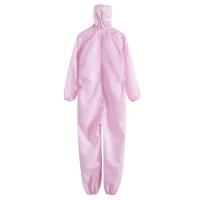 China ESD Anti Static Clean Room Smock Overcoat 165x80cm 100D Polyester Carbon Filament for sale