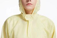 China ESD Antistatic Cleanroom Coverall Unisex Dustproof Lint Free Protection Suit 106-109 Ohm for sale