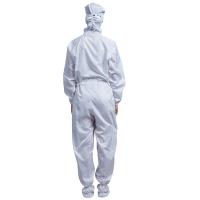 China Electronic Industry White Anti Static Garments ESD Lab coats Stand Collar for sale