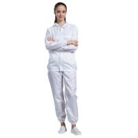 China ESD Anti Static Garments Dust Free Connect Clothes With Hood for sale