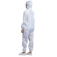 China ESD Anti Static Garments Dust Free Connect Clothes With Hood for sale