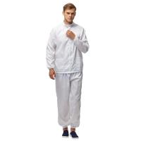 China Clearoom Workshop Hooded Anti Static Coveralls Washable PPE overalls for sale