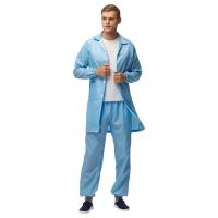 China Autoclavable Sterilizable Anti Static Coverall Long Sleeve Shirt Pants for sale