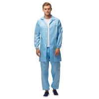 China Autoclavable Sterilizable Anti Static Coverall Long Sleeve Shirt Pants for sale