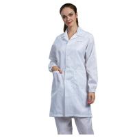 China ESD Anti Static Cloth Waterproof Garment Zippers Dustproof For Cleanroom for sale