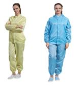 China Medical Anti Static Lab Coat Dust Resistant Unisex ESD Lab Coat for sale