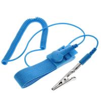 China Fairtech Elastic Anti Static ESD Wrist Strap 2.2MM PVC Wireless Anti Static Bracelet for sale