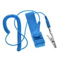 China Fairtech Elastic Anti Static ESD Wrist Strap 2.2MM PVC Wireless Anti Static Bracelet for sale