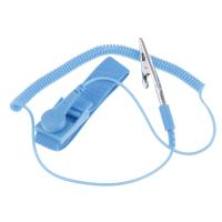 China ESD Anti Static Wrist Strap Grounding Discharge with 10mm Snap and 6ft Coil Cord for sale