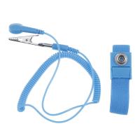 China ESD Anti Static Wrist Strap Grounding Discharge with 10mm Snap and 6ft Coil Cord for sale