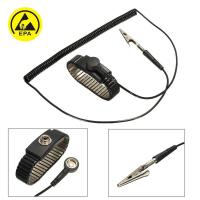 China Adjustable ESD Anti Static Electricity Bracelet Hand Ground Wireless Clip for sale