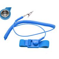 China Electronic Anti Static ESD Wrist Strap Components Repair Stainless Steel for sale