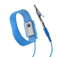 China ESD Wrist Strap 1.8m Cable Stainless Steel Anti Static Wristband 1MOhm Resistor for sale
