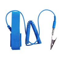 China 10mm Snap Leko Elastic Anti Static ESD Wrist Strap Band With Wireless Custom for sale