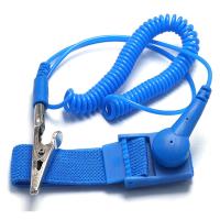 China 10mm Snap Leko Elastic Anti Static ESD Wrist Strap Band With Wireless Custom for sale