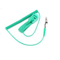 China Corded Anti static ESD Wrist Strap Spiral Cable Electrostatic Area for sale