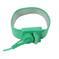 China Corded Anti static ESD Wrist Strap Spiral Cable Electrostatic Area for sale