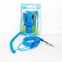 China 3meters Line Elastic ESD Wrist Band Safe PU Anti Static Strap for sale