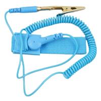 China Anti Static ESD Wrist Strap Ground Strap With Alligator Clip Wire for sale