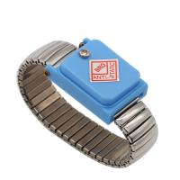 China ESD Wrist Strap Anti Static Metal Band with 2.2mm Wire 1.5m Coil Cord for sale