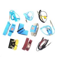 China ESD Wrist Strap Anti Static Metal Band with 2.2mm Wire 1.5m Coil Cord for sale