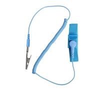 China 1.8m Anti Static ESD Wrist Strap Magic Tape PU PVC For Static Discharge for sale
