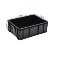 China SMT Rack Black PCB Storage ESD Safe Plastic Boxes Bins Glossy Lamination for sale