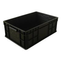 China ESD Conductive Plastic Boxes Black Antistatic Corrugated Tote Box for sale