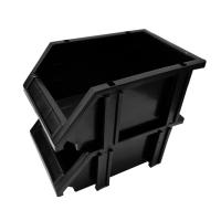 China SMT PCB ESD Safe Plastic Boxes Antistatic Conductive Tote Box for sale