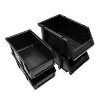 China SMT PCB ESD Safe Plastic Boxes Antistatic Conductive Tote Box for sale