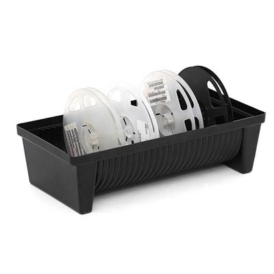 China Fairtech ESD Storage Bin SMT Rack Black PCB Packing Plastic ESD Safe Bins for sale