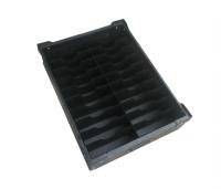 China ESD Antistatic Storage Box Cleanroom Durable Stackable 200x130x90mm PP PE for sale
